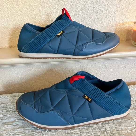 Teva | Shoes | Teva Ember Moc Shoe Midnight Navy Quilted Slip On Mens ...